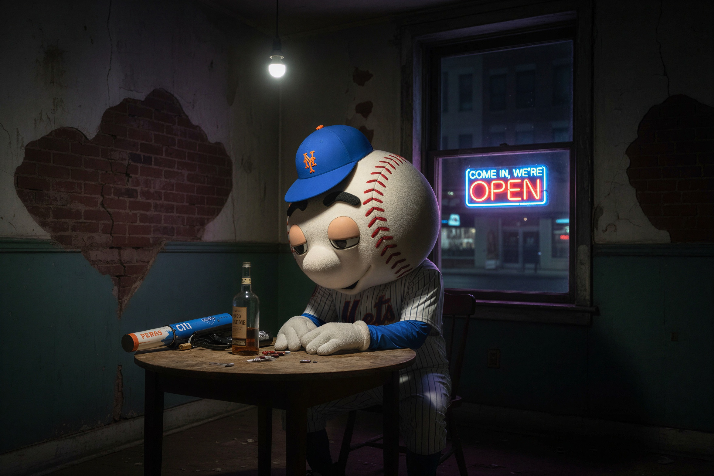 Something Has Happened to Mr. Met | Sad Mascots
